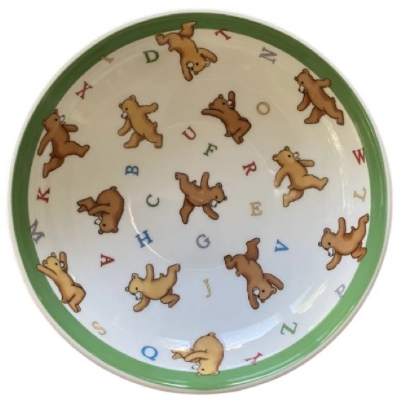 Tiffany & Co. | Kitchen | Tiffany Co Alphabet Bears Bowl Vintage Japan ...